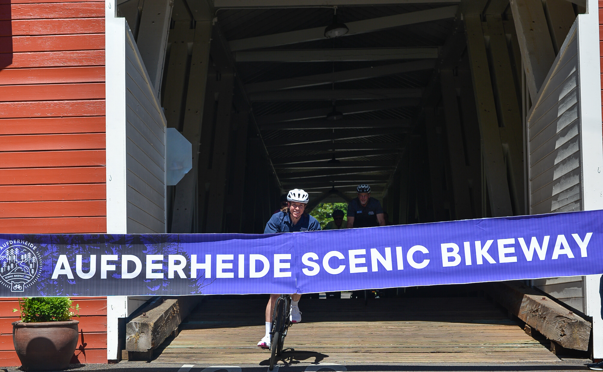Aufderheide Scenic Bikeway Opening Day – Cycle Oregon